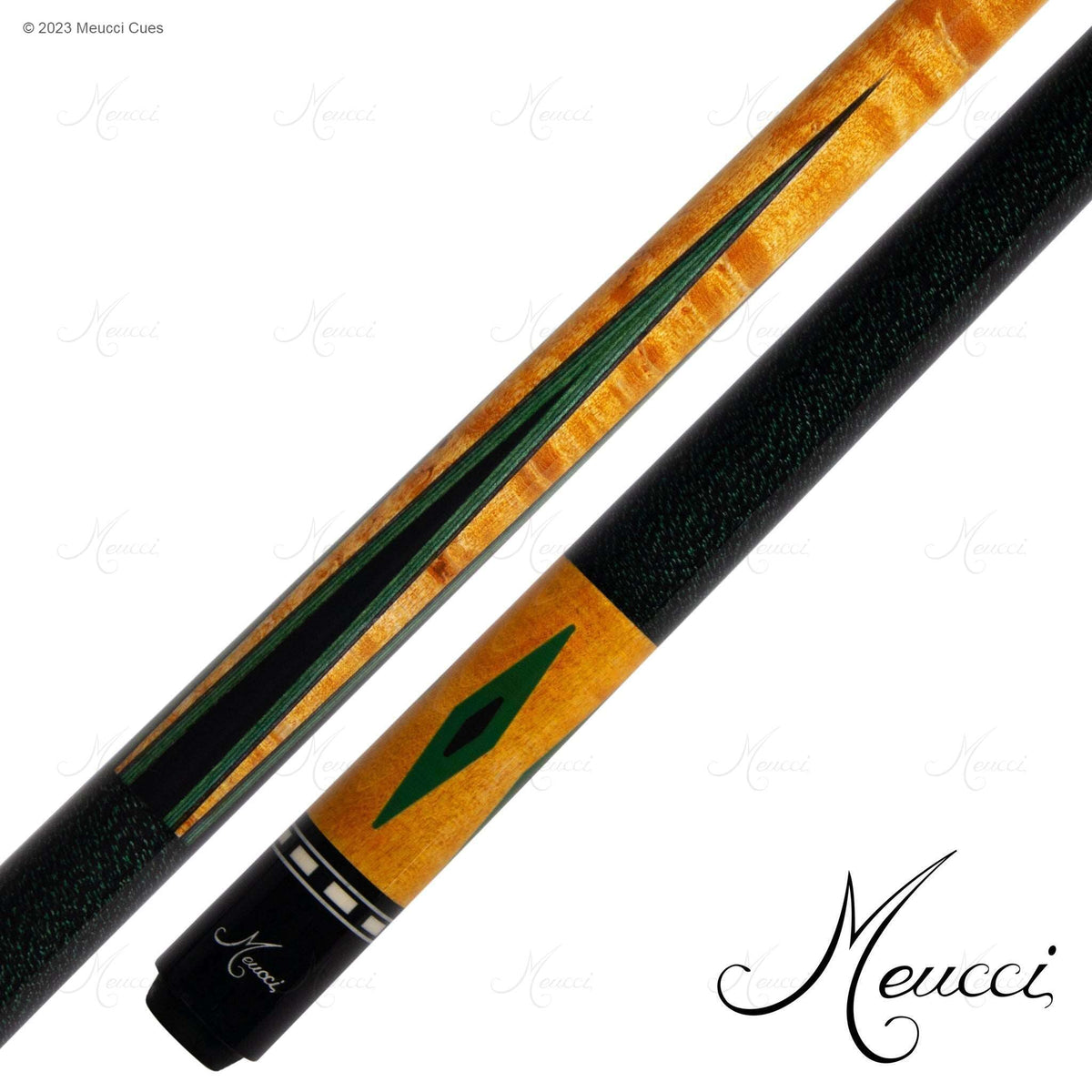MEUCCI EC 8 GREEN CUE with PRO SHAFT – Premier Billiards