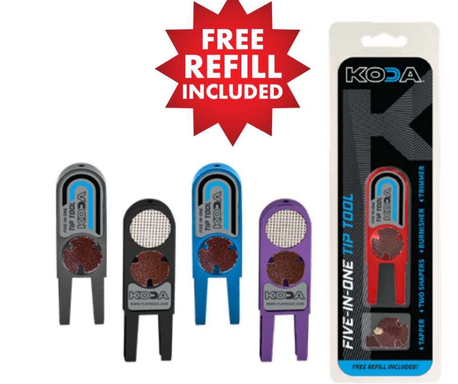 Koda Five-In-One Tip Tool – Premier Billiards